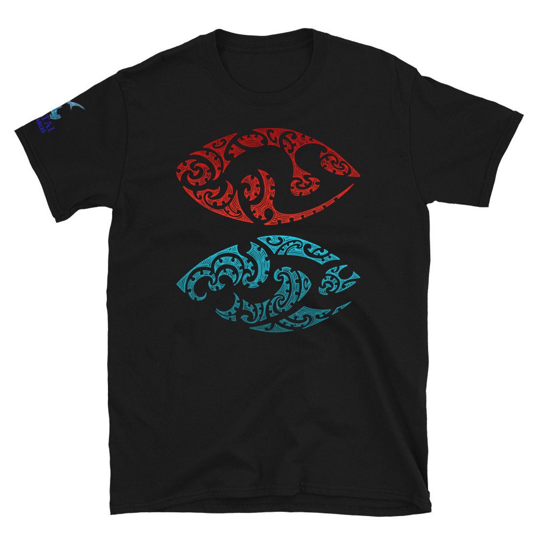 Maori Paddle Inspired Tee, Maori Moko Inspired T-shirt, Tribal ...