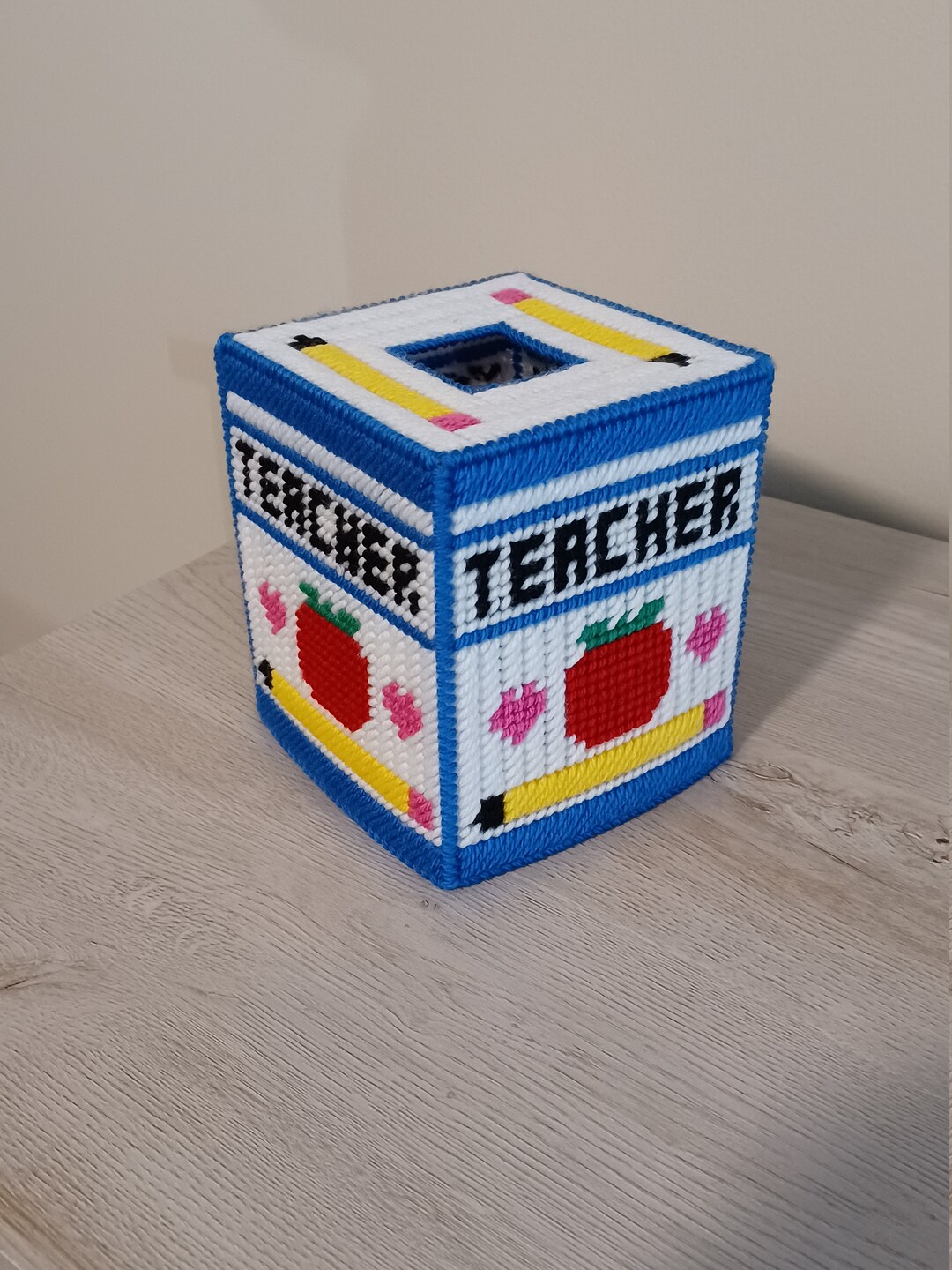 Teacher Tissue Box - Etsy
