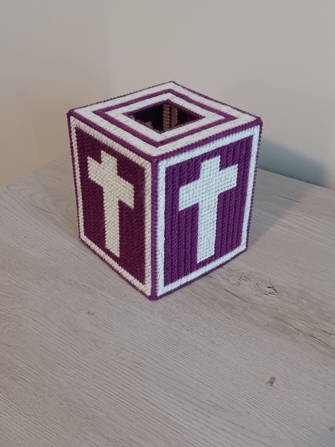 Cross Tissue Box - Etsy