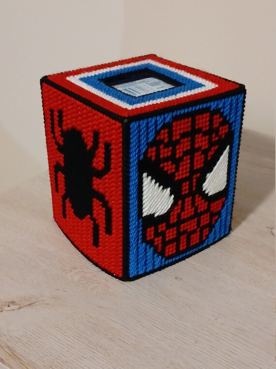 Spiderman Tissue Box | Etsy