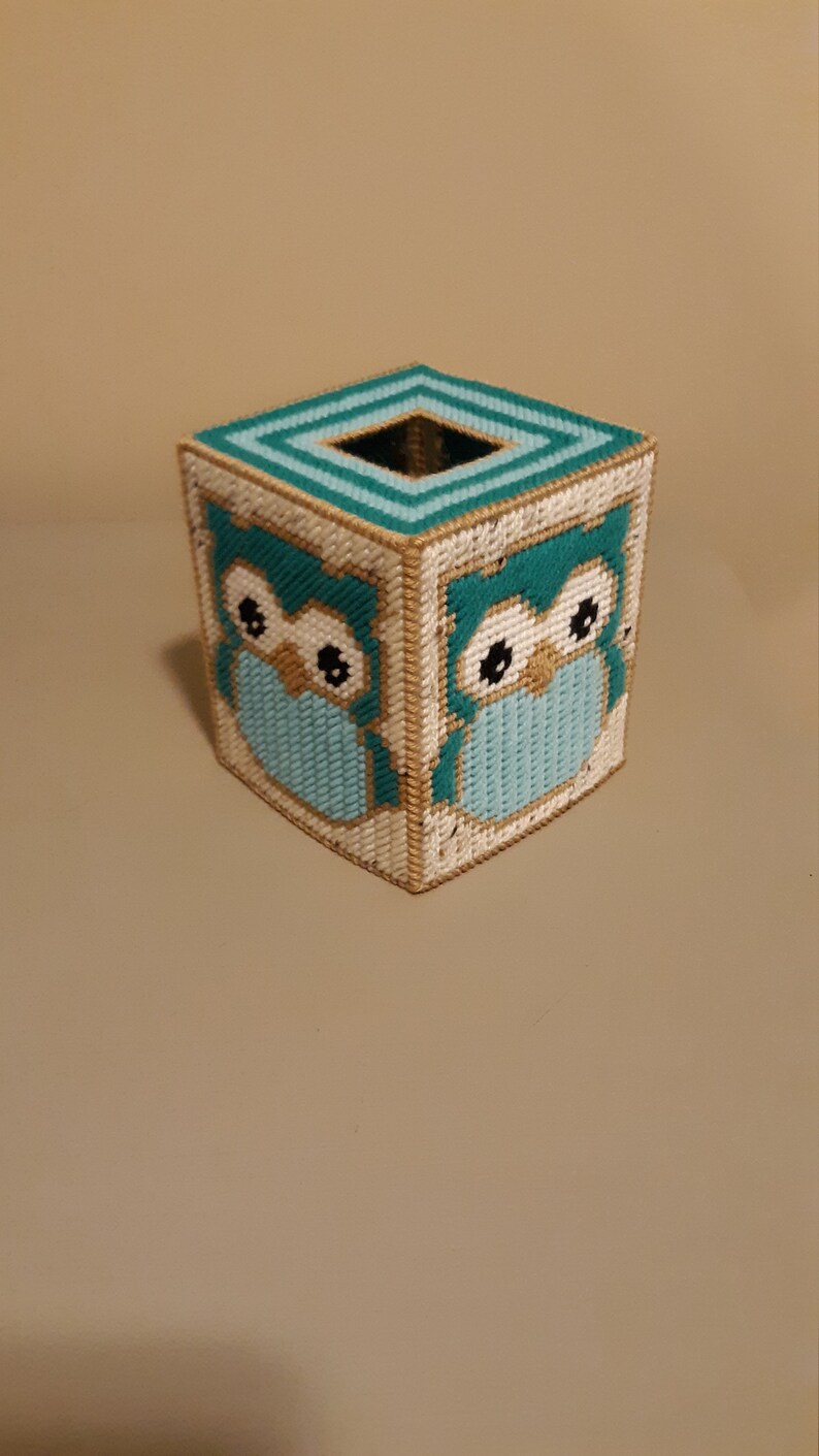 Owl Tissue Box Cover - Etsy