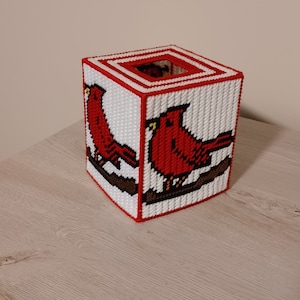 Cardinal Tissue Box - Etsy