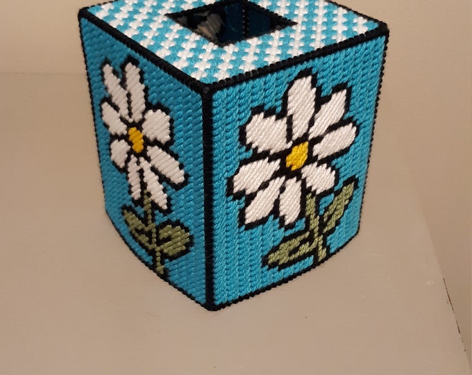 Daisy Tissue Box Cover - Etsy