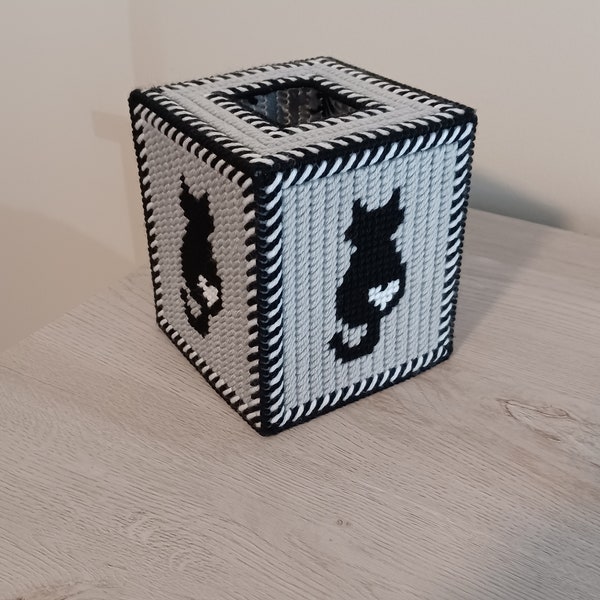 Cat Tissue Box - Etsy