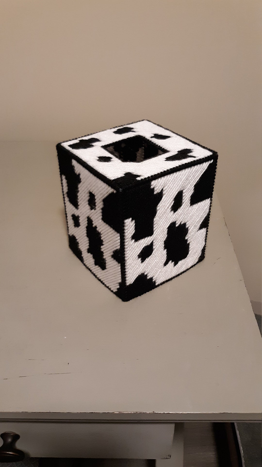 Cow Tissue Box Cover - Etsy
