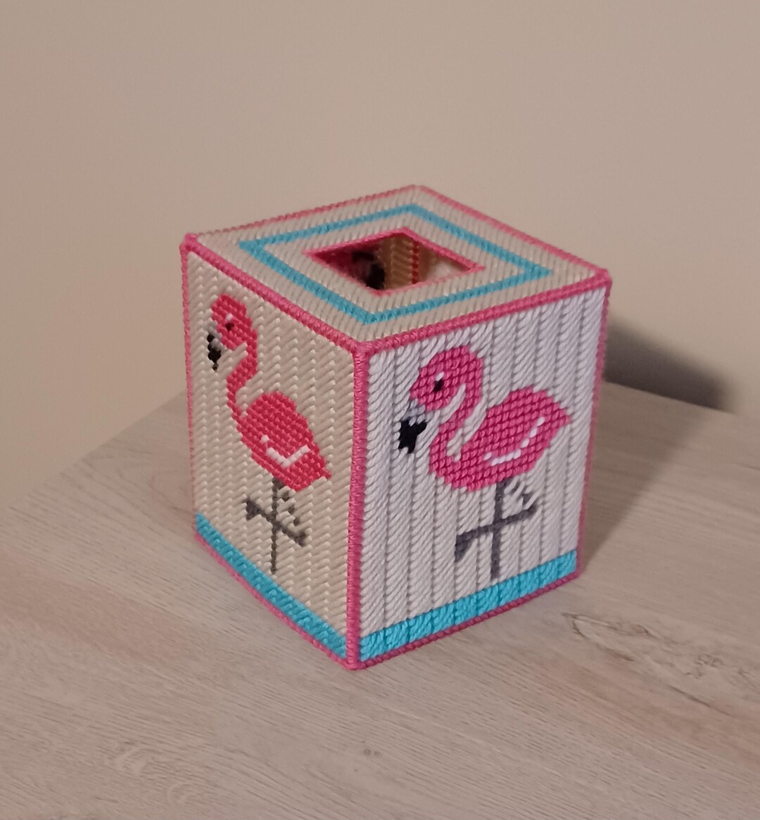 Flamingo Tissue Box - Etsy