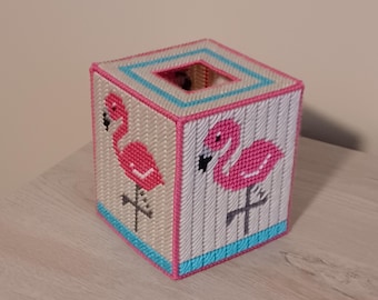 Flamingo Tissue Box - Etsy