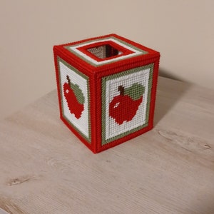 Apple Tissue Box - Etsy