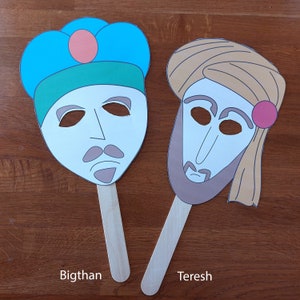 11 Printable Purim Coloring Pages and Mask Templates , PDF Download ...