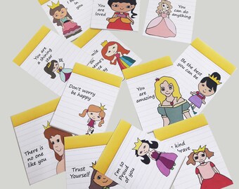 Lunch Box Notes 36 Lunch Cards Instant Download Girl Lunch | Etsy