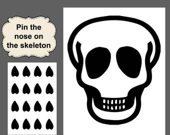 Halloween Game Digital Download Halloween Printable Pin | Etsy