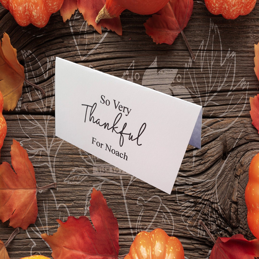 Thanksgiving Table, Printable, Seating Cards,fold Cards, Flat Cards ...