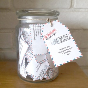 365 Love Cards in Spanish , Editable and Printable, Digital PDF Files ...