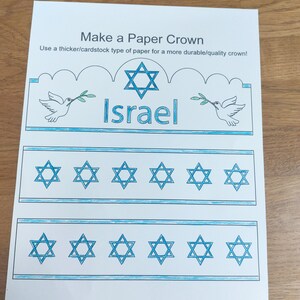 Printable Yom Ha'atzmaut Activity Pages and Crafts for Kids, 30 Pages ...