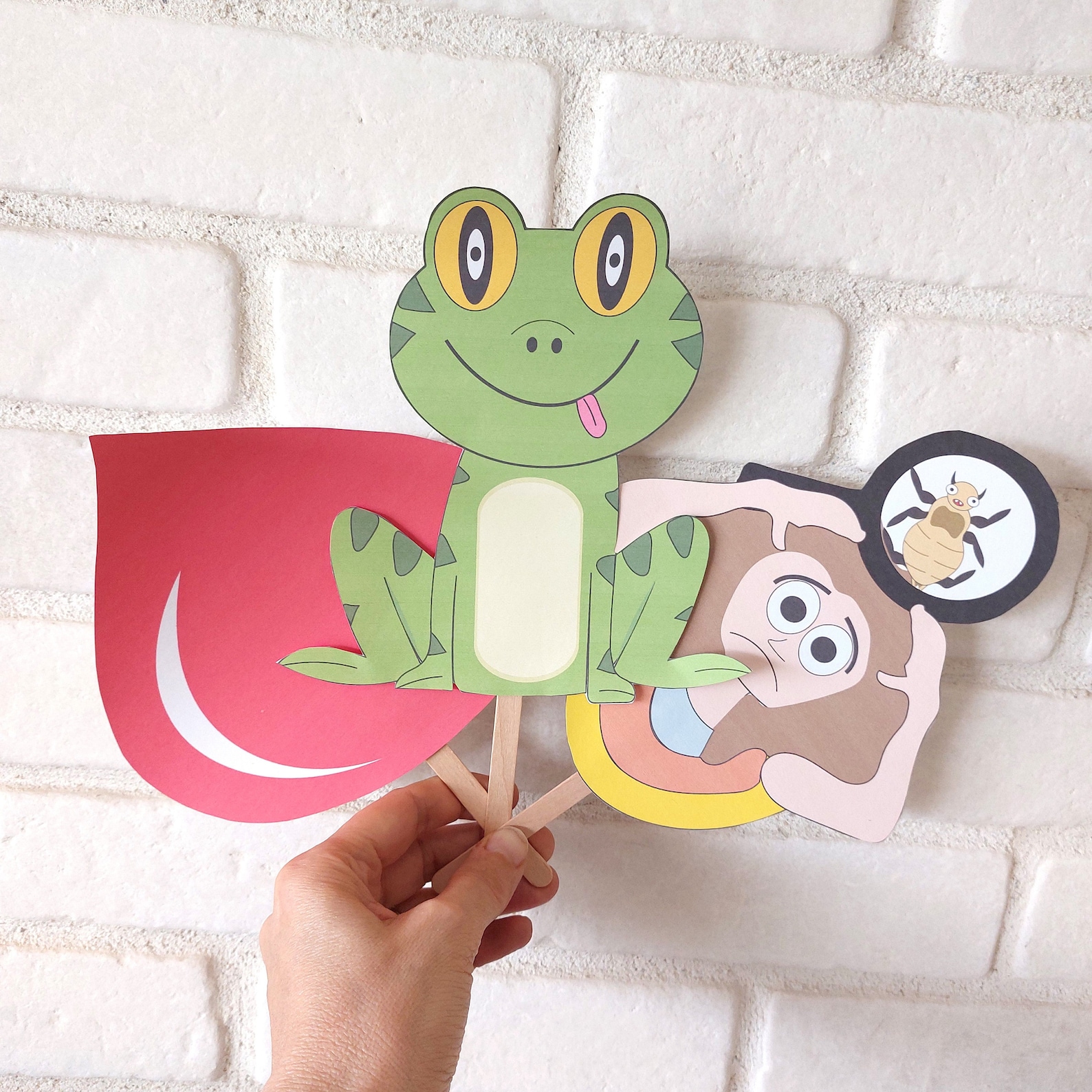 Printable Passover Puppets, Characters and Ten Plagues, Instant ...