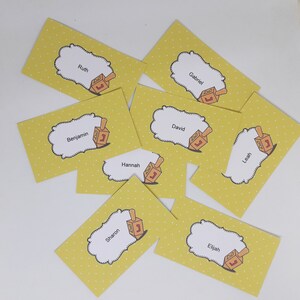 Hanukkah Printables, Editable, Place Cards, Fold Cards, Hanukkah Tags ...