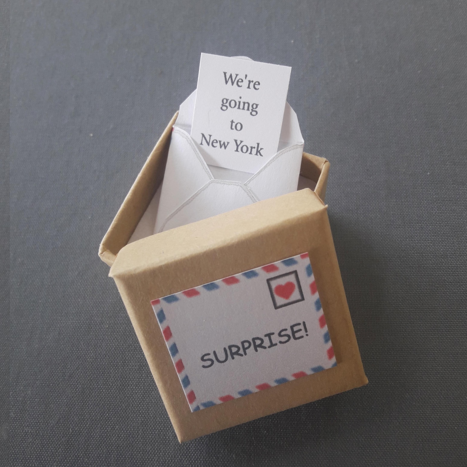 Trip Announcement Surprise Card We're Going To Surprise | Etsy