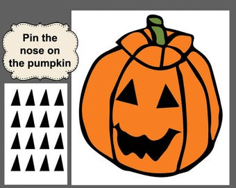 Pin the Nose Game - Etsy