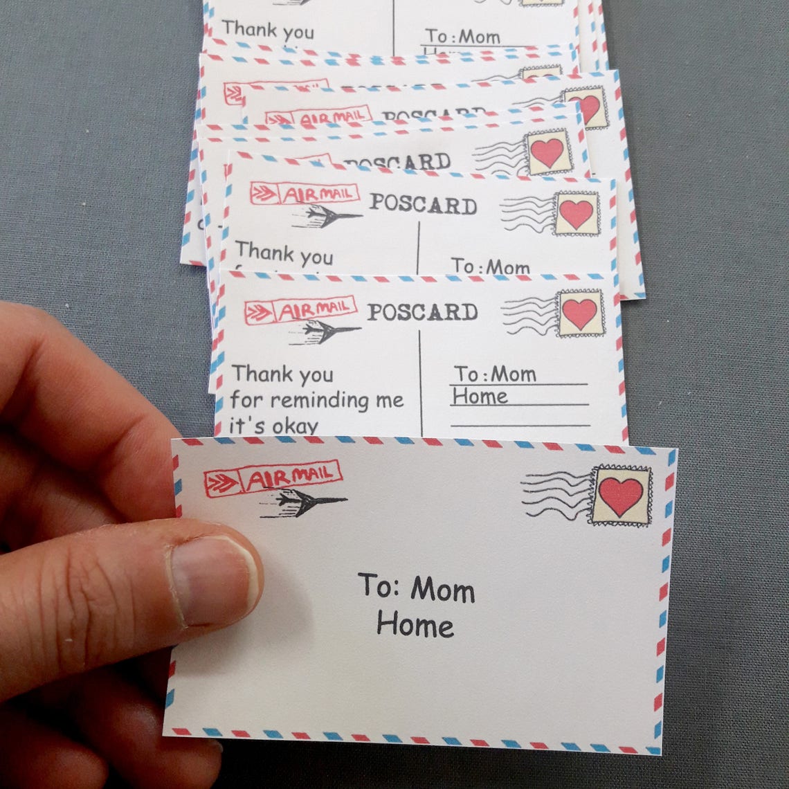 Thank You Mom DIY Printablethank You Cardsmothers Day - Etsy