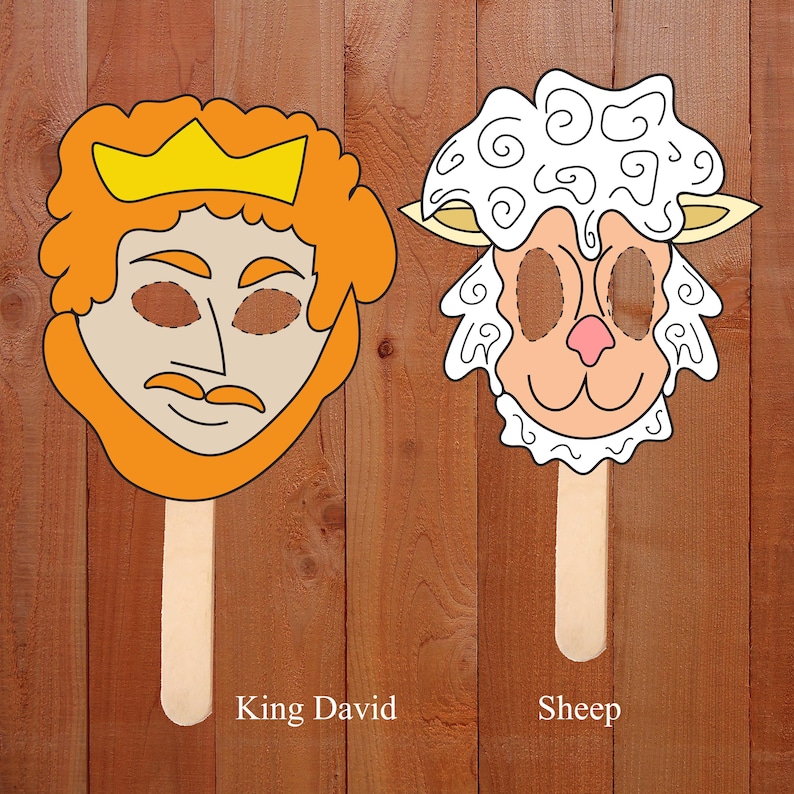 10 Printable Book of Ruth Masks, Instant Download, Shavuot Download ...