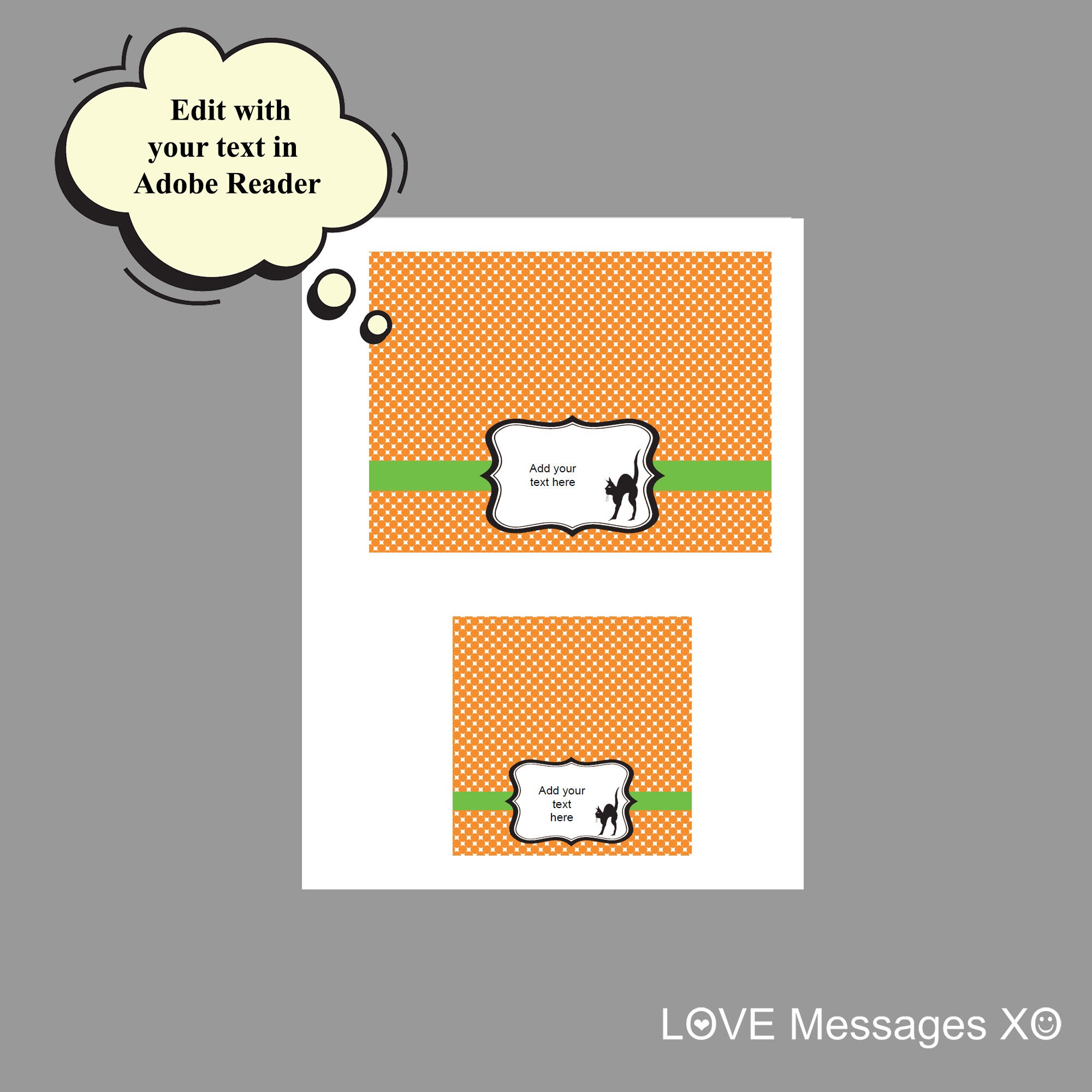 Printable Halloween Bag Toppers Instant Download Halloween | Etsy