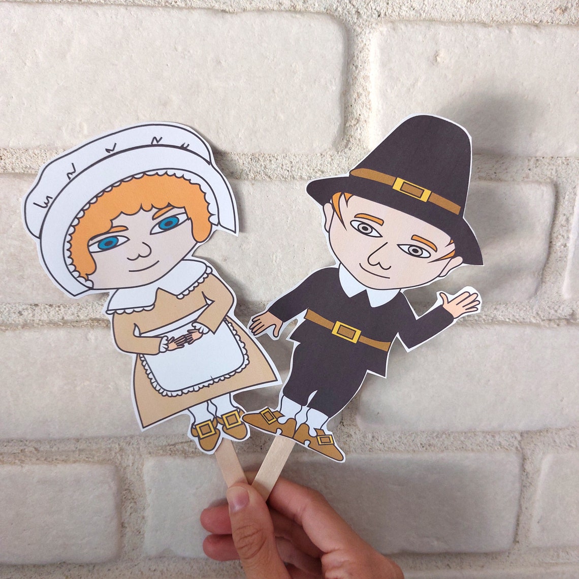 Printable Thanksgiving Puppets Instant Download Thanksgiving - Etsy