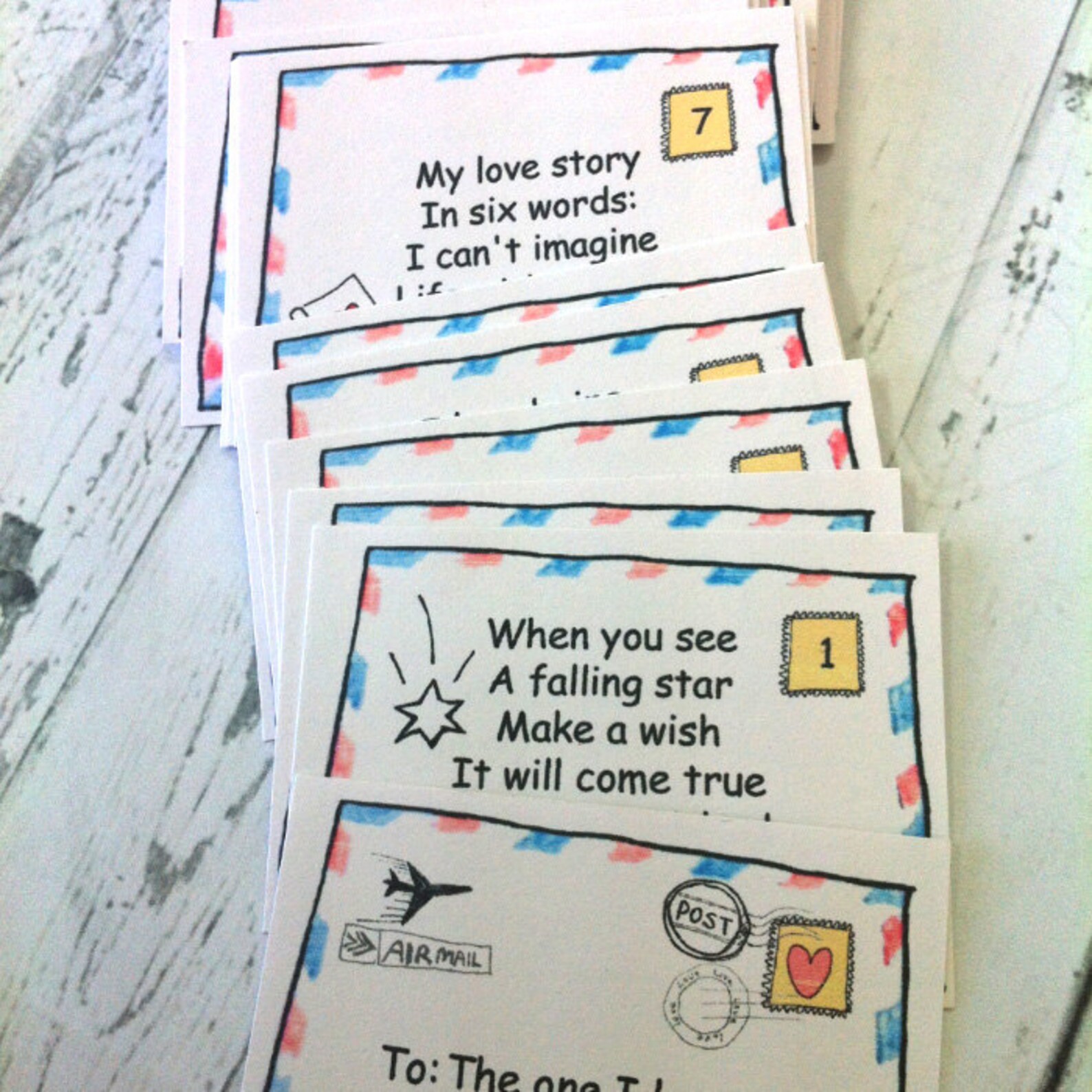 Love Messages 52 Love Cards Love Quotes Gift Ideas for - Etsy Israel