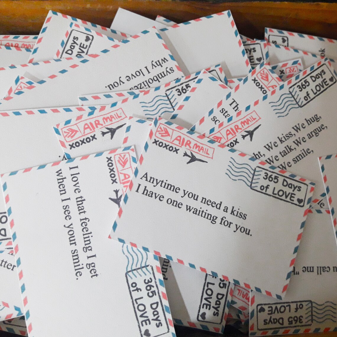 Printable Love Notes Sentimental 365 Reasons Why I Love You - Etsy