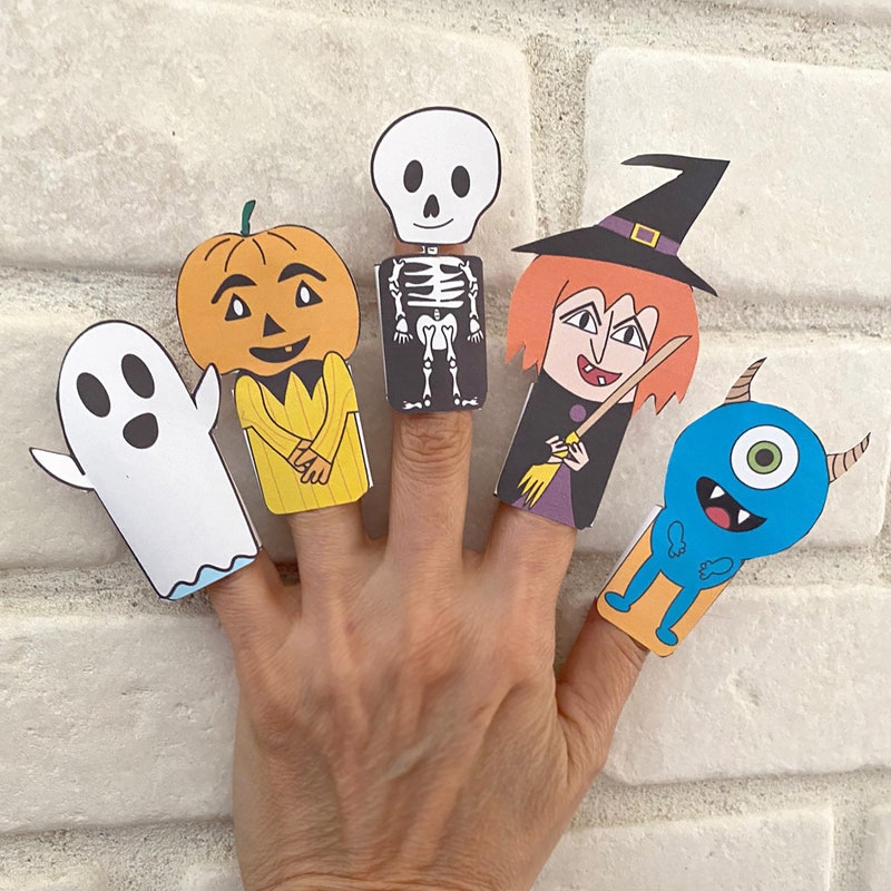 Paper Finger Puppets - Etsy