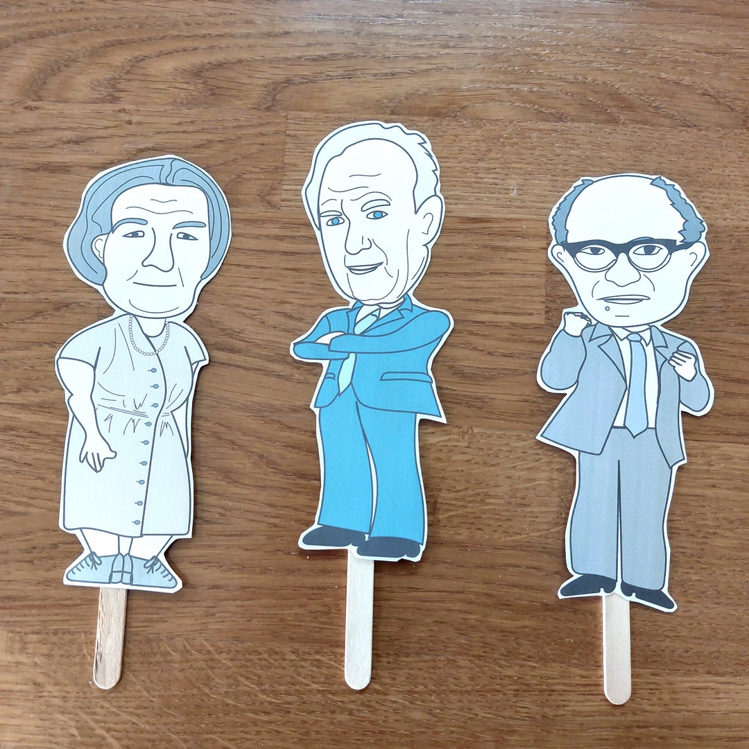 Printable Israel Leaders Stick Puppets, Instant Download, PDF Download ...