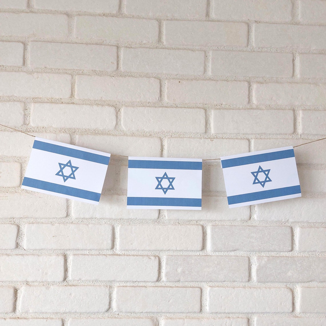 Printable Israel Flag Vertical Flag Horizontal Flag PDF - Etsy