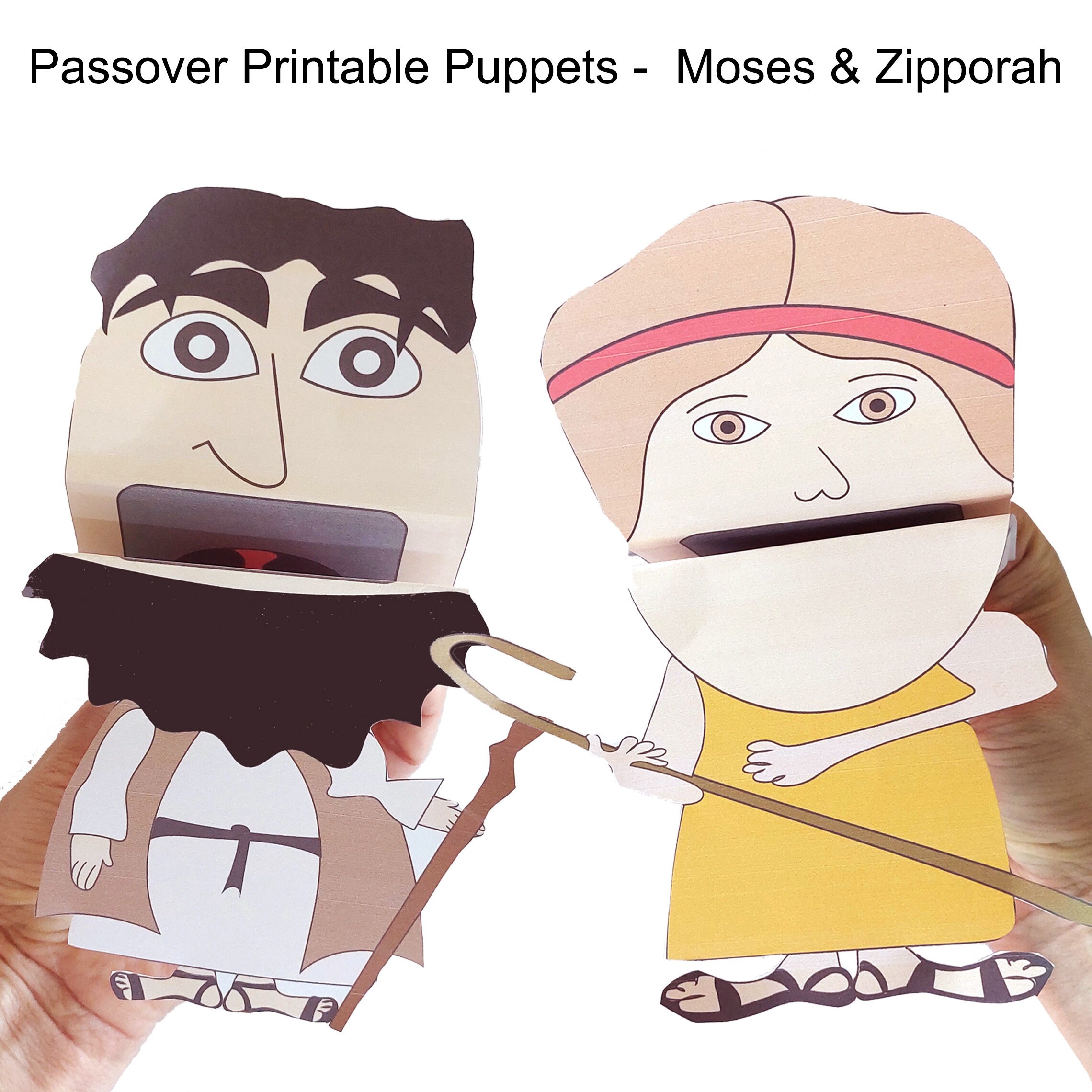 9 Printable Passover Puppets Instant Download Passover - Etsy Canada
