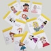 Princess Lunch Box Notes ,12 Lunch Cards, Instant Download, Girl Lunch ...