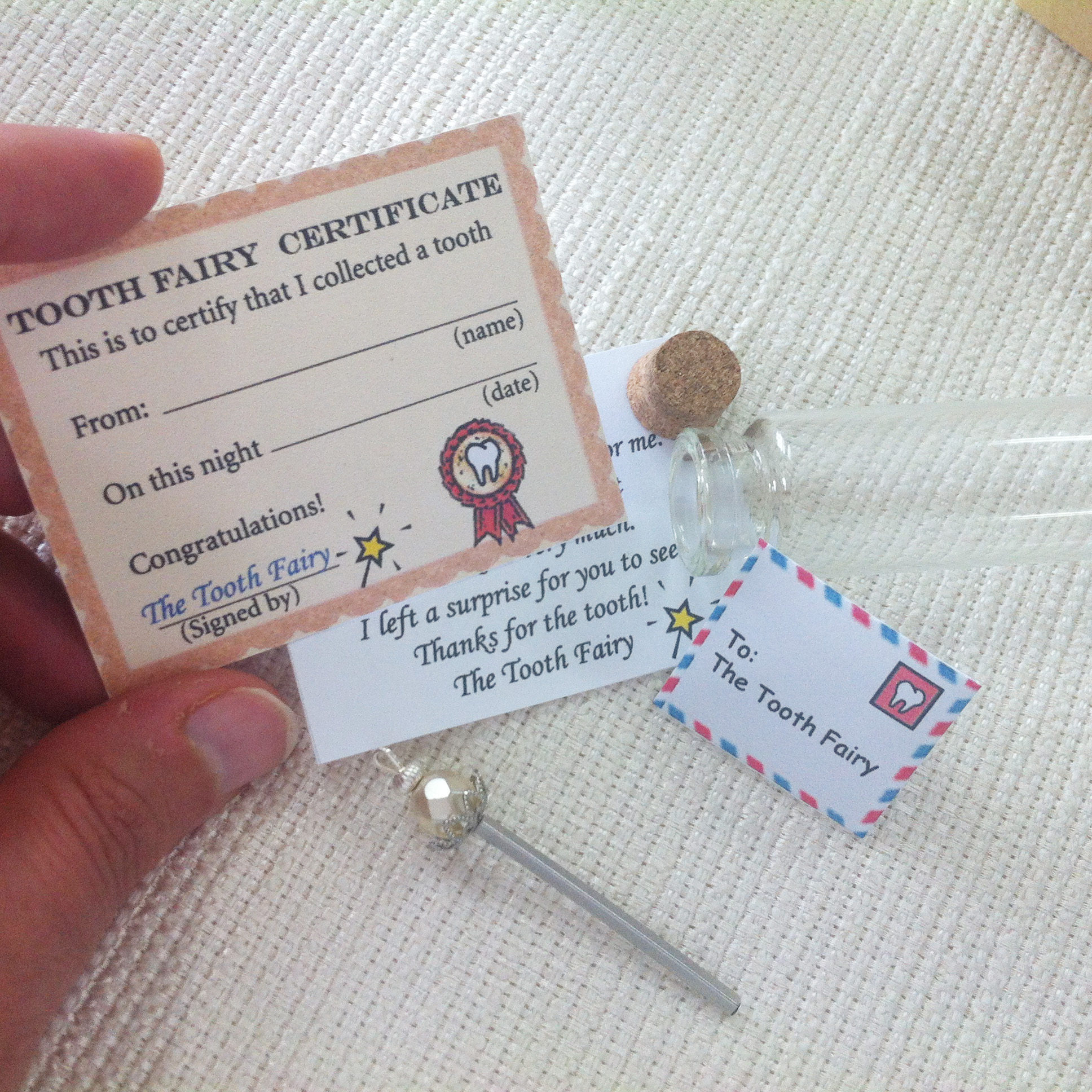 Tooth Fairy Kit Tooth Fairy Wand Tooth Fairy Letter Fairy - Etsy Israel