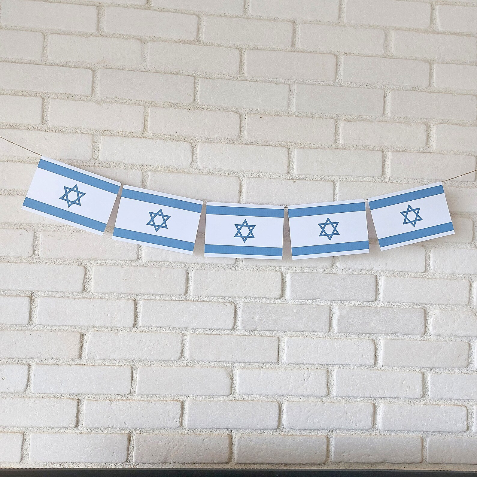 Printable Israel Flag Vertical Flag Horizontal Flag PDF - Etsy