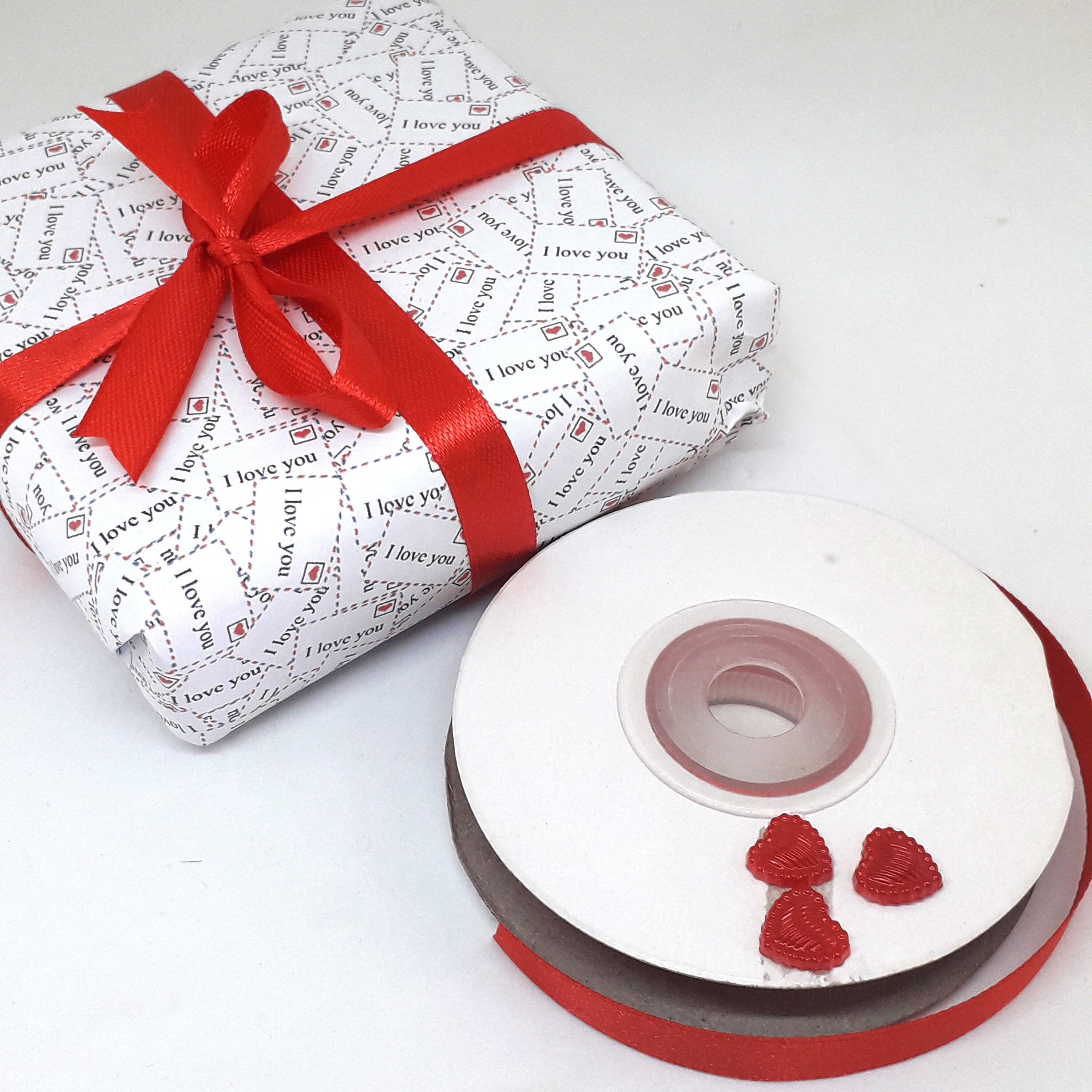 Printable wrapping Paper I love you Postcard Gift Wrap For | Etsy