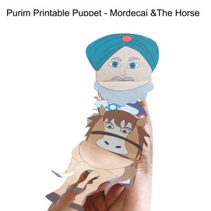 11 Printable Purim Puppets, Instant Download, Purim Download, Mouth ...