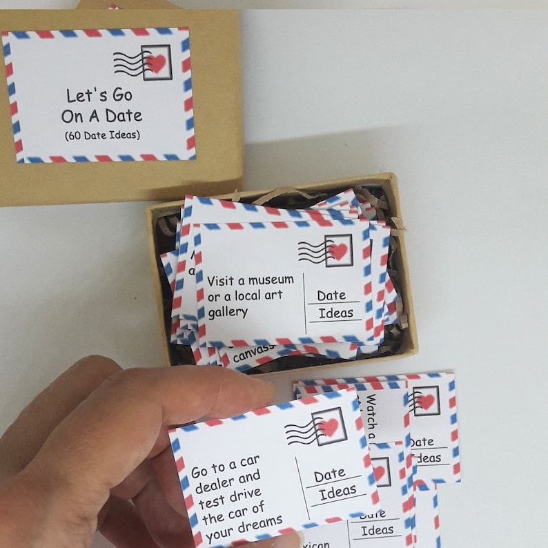 Date Night Cards for Couples Date Night Box First - Etsy