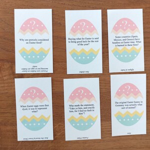 Printable & Editable Easter Trivia Game , 50 Cards, Family Game ...