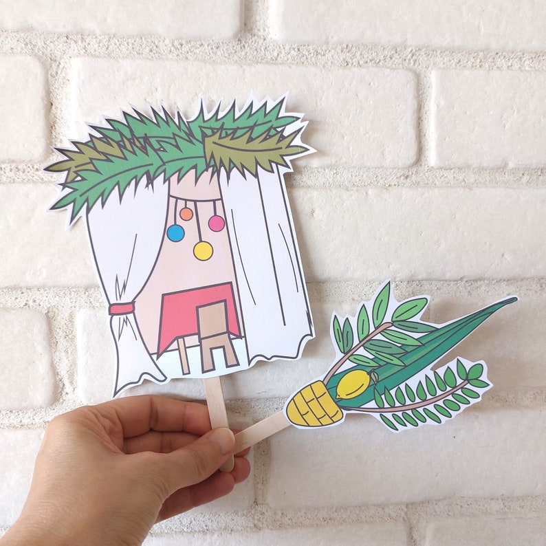 Printable Ushpizin Puppets, Instant Download, High Holidays, Sukkot ...