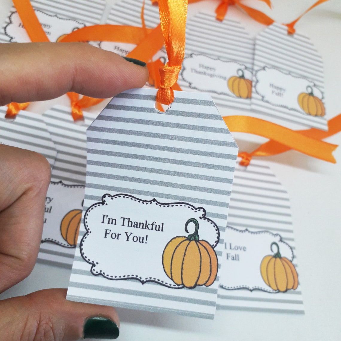 Fall Tags, Gift Tags, Editable, Printable, Fall Cookie Tags, Digital ...