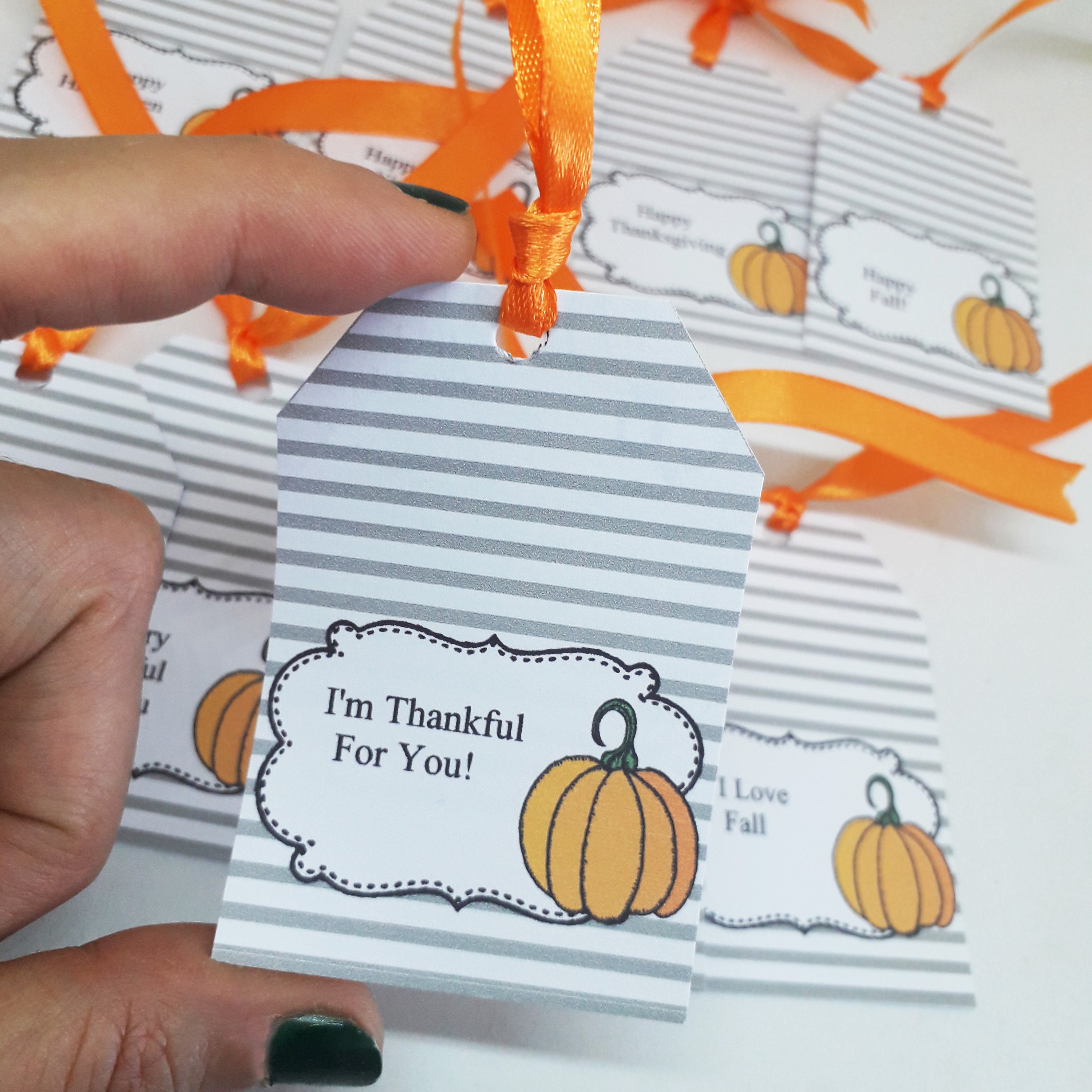 Fall Tags, Gift Tags, Editable, Printable, Fall Cookie Tags, Digital ...