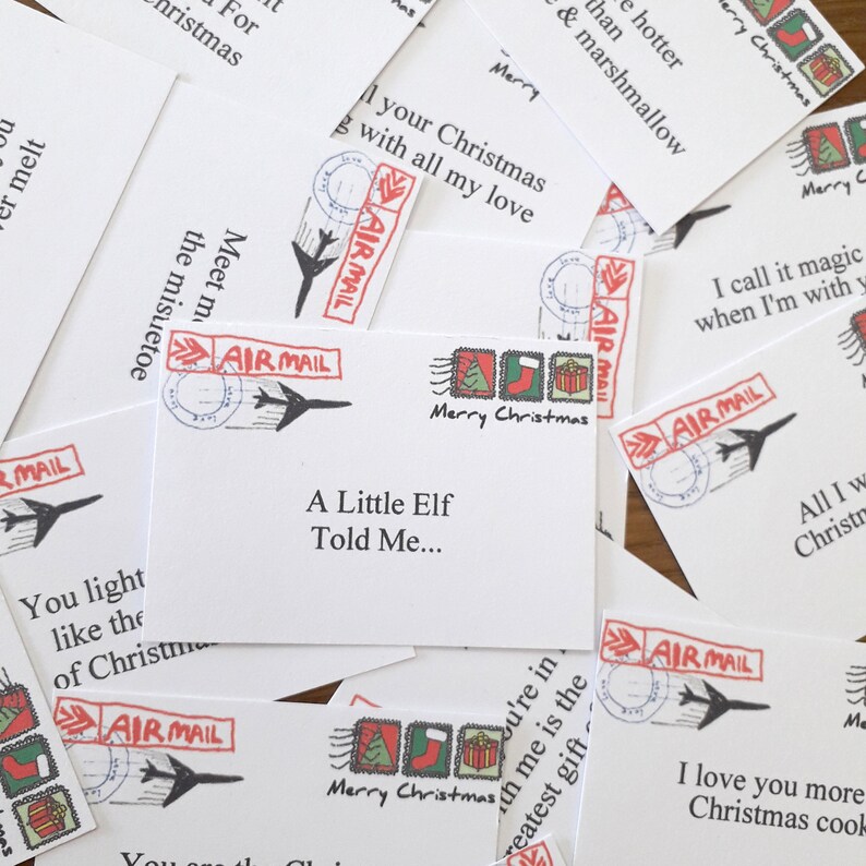 Christmas Love Cardeditable Printable Stocking Filler | Etsy