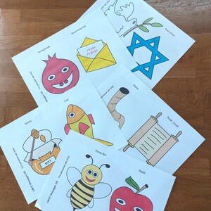 10 Rosh Hashanah Printable Puppets,instant Download, Stick Puppets ...