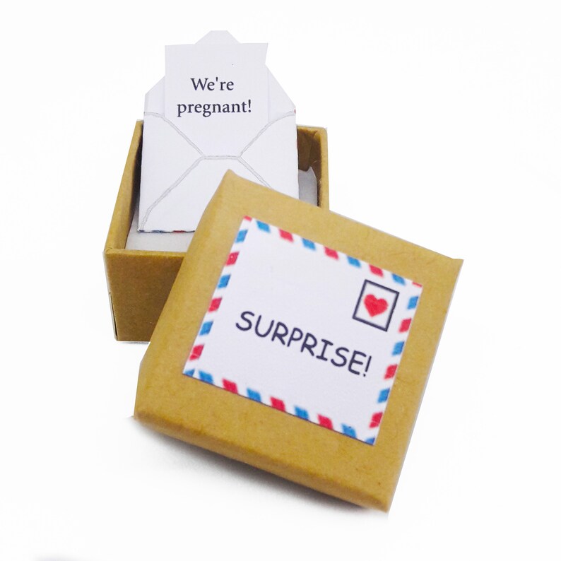 We're Pregnant We're Having a New Baby Message - Etsy