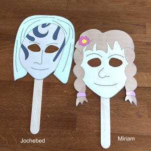 11 Printable Passover Masks, Instant Download, Passover Download, Paper ...