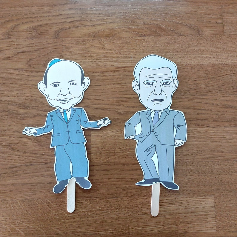Printable Israel Leaders Stick Puppets, Instant Download, PDF Download ...