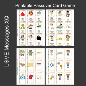 Passover Card Game, Printable Cards, Instant Download, Memory Game ...