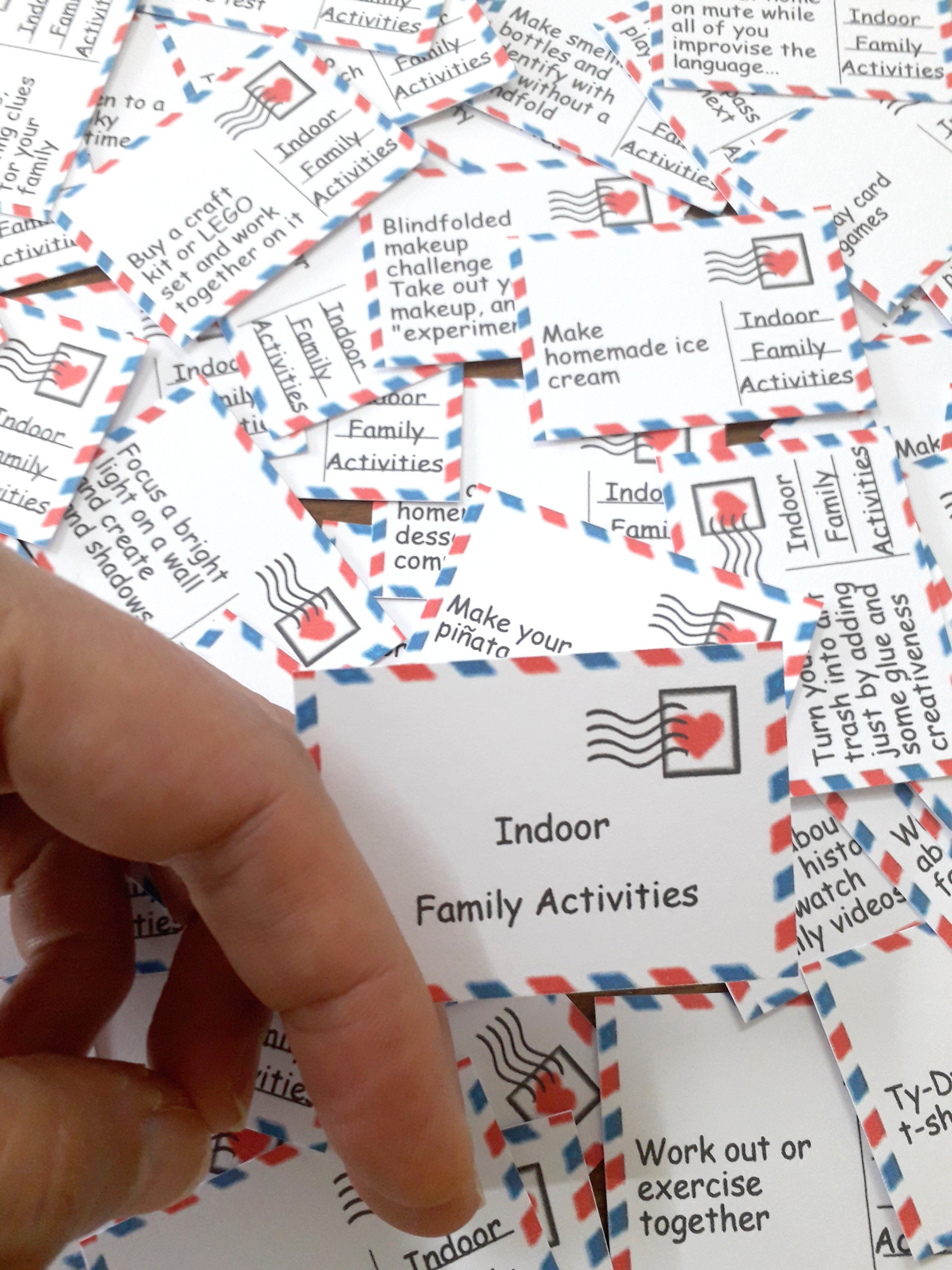 60 Indoor Family Activities Printable Editable Instant - Etsy