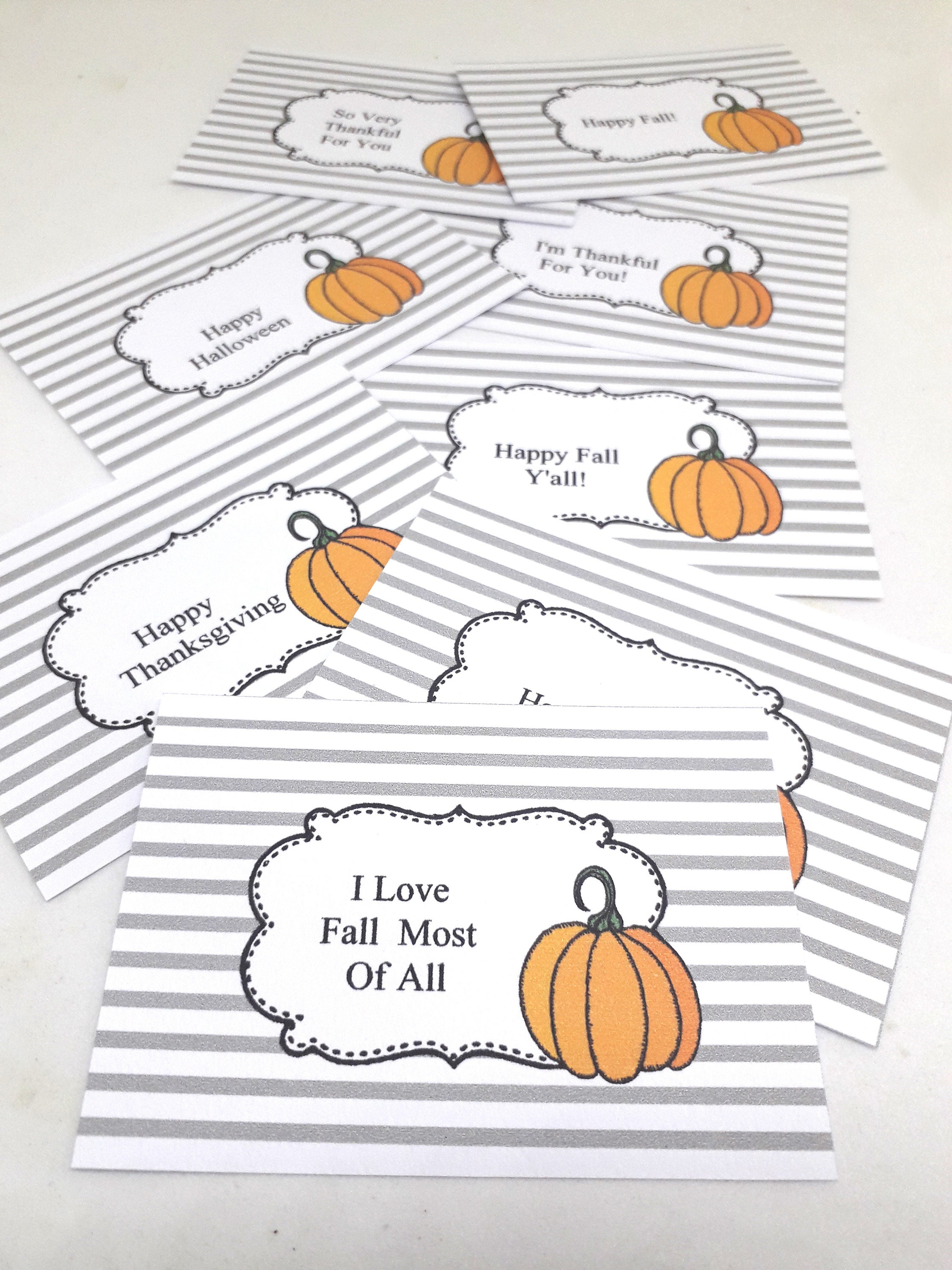 Fall Tags, Gift Tags, Editable, Printable, Fall Cookie Tags, Digital ...